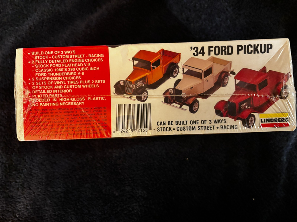 Lindberg '34 FORD PICKUP Truck 72155 1/25 Scale Plastic Model Kit ...