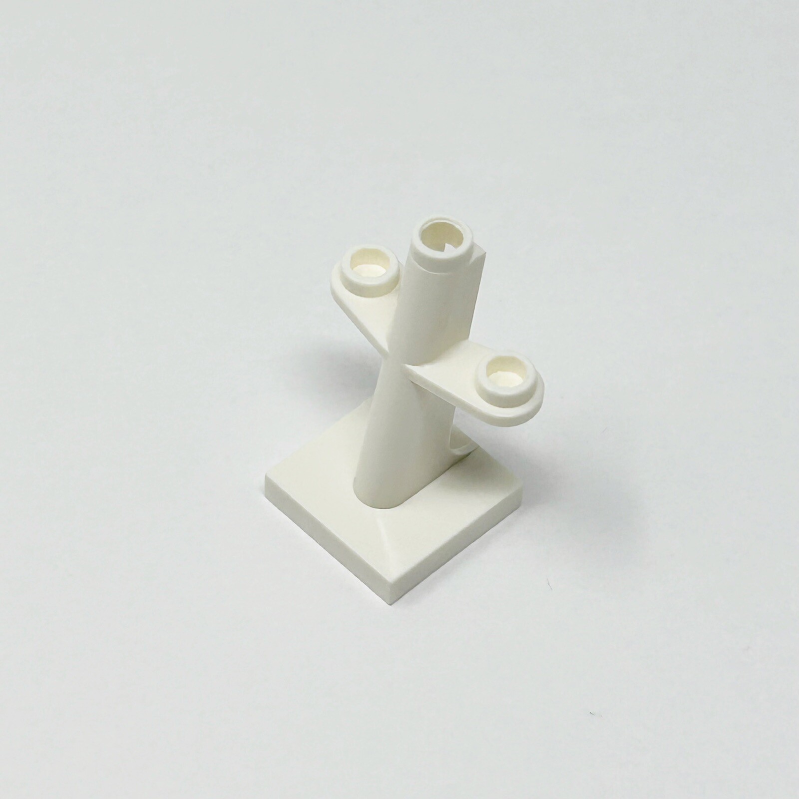 4289 LEGO Parts Boat Mast 2x2x3 Inclined Stud on Top & Two Sides WHITE ...