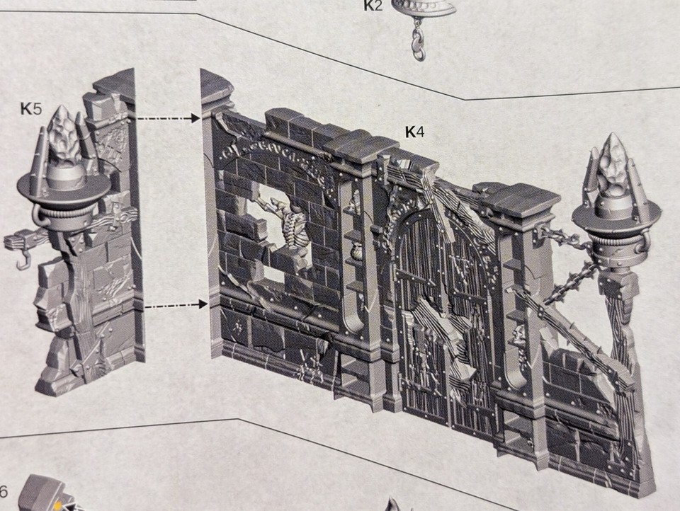 Skaven Desecrated Sigmarite Skaventide Terrain, Range Ruler AOS, GW | eBay