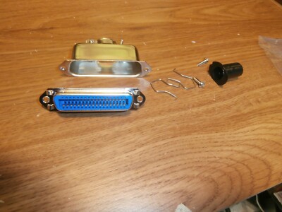 57-60360 CENTRONICS 36 PIN FEMALE SOLDER CABLE MOUNT CONNECTOR METAL ...