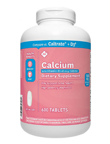 Member's Mark Calcium 600 mg. with Vitamin D3 Tablets Dietary Supplement 600ct. | eBay