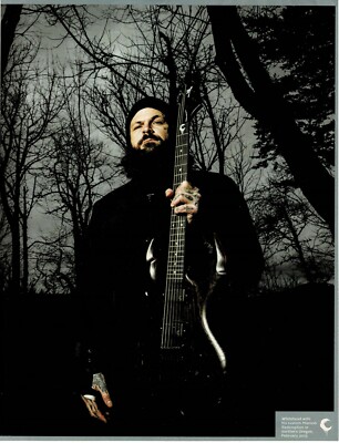 JEF WHITEHEAD of LEVIATHAN - 2015 - Music Print Ad Photo | eBay