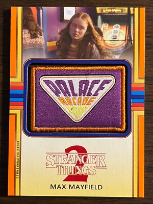 2019 Topps Stranger Things 2 #CP-MMA Max Mayfield Arcade Patch ORANGE ...