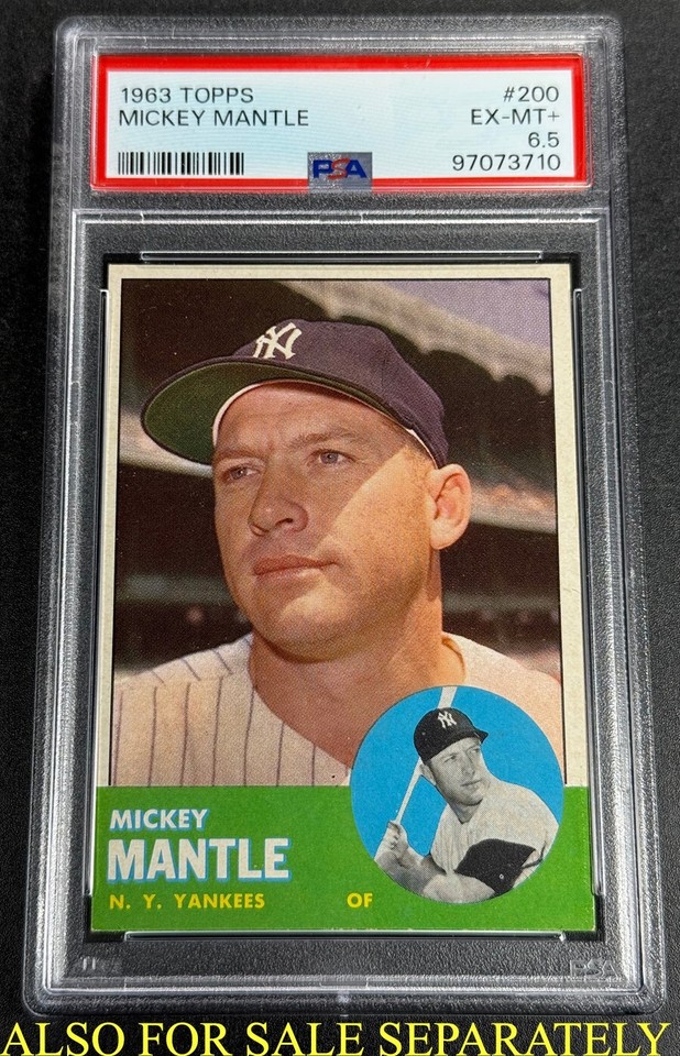 WILLIE MAYS 1952 52 TOPPS #261 VINTAGE CARD EXCELLENT PSA 5 (MC) NY ...