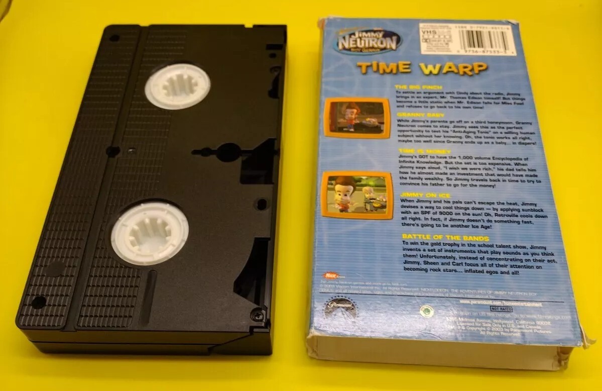 The Adventures of Jimmy Neutron, Boy Genius - Time Warp (VHS, 2003) for ...