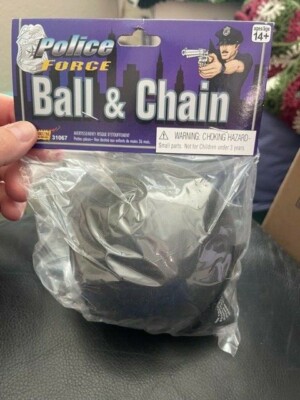 Police Criminal Groom Costume Accessory Ball and Chain New!!!! | eBay