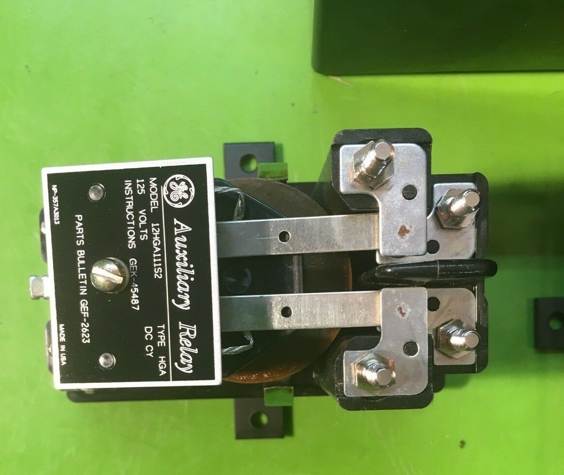 GE 12HGA111S2 Auxillary Relay -- Multilin Type HGA Hinged Armature | eBay
