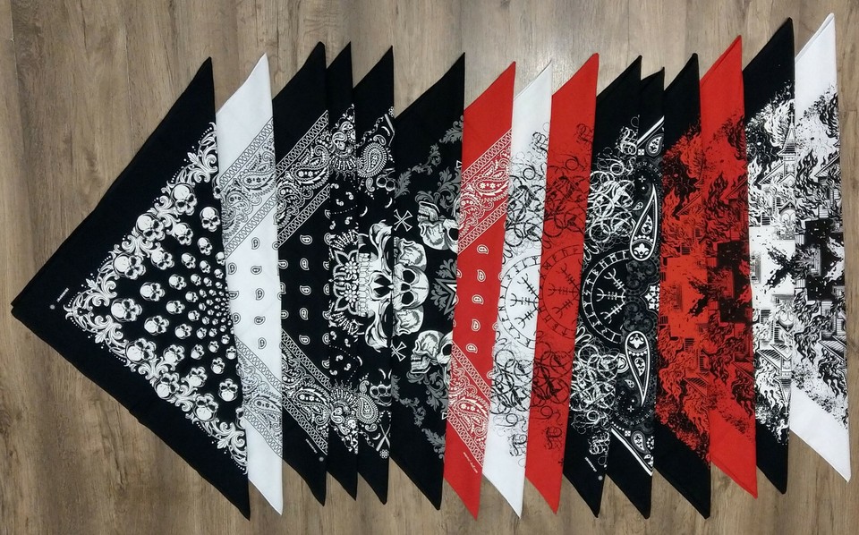 Various BANDANA - Rock, Biker, Ethnic, Viking, Medieval and Metal ...