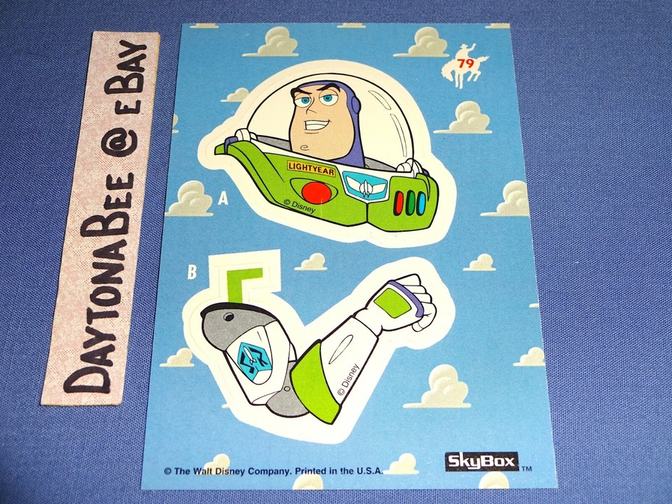 Toy Story #79 Construction Buzz Lightyear Part 1 of 4 SkyBox 1995 Walt ...