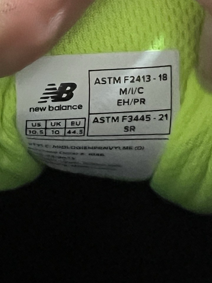New Balance Work & Safety Logic Comp Toe EH PR SR Shoe US Size 10.5D | eBay