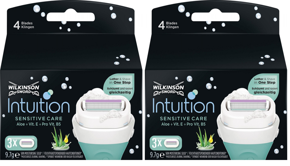 Schick Intuition Sensitive Care Moisturizing Razor Blade Refills, 6 ...