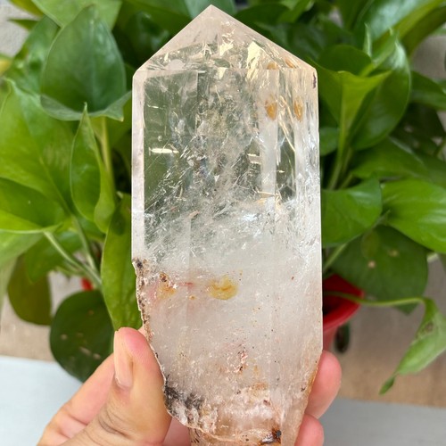 460g Rare Natural Clear Quartz Crystal Hexagon Tower Mineral Stone ...