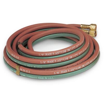 Miller Smith RA921 Grade R AB Cutting Torch Hose 12'6 X 3/16 Welding ...