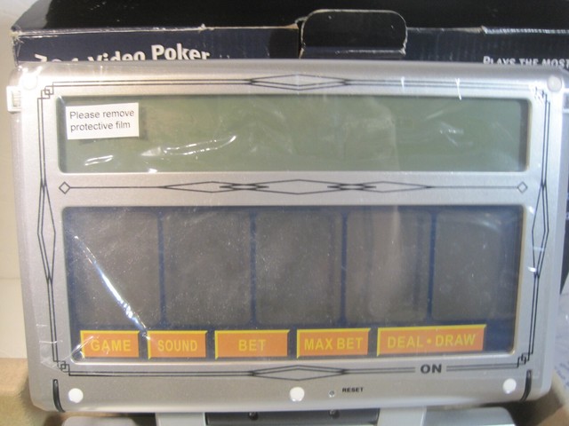 2007 RecZone 955 Video Poker Game 7 in 1 Portable Color Touch Screen ...