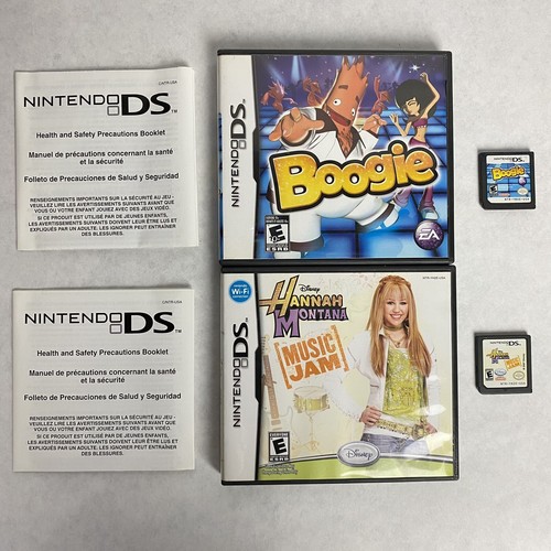Lot of 2 Nintendo DS Video Games HANNAH MONTANA & BOOGIE | eBay