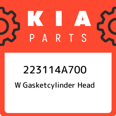 223114A700 Kia W gasketcylinder head 223114A700, New Genuine OEM Part ...