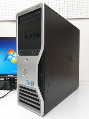 DELL T3500 Windows 7 Gaming PC Xeon Wie i7 24GB RAM 120GB+1TB COM LPT ...