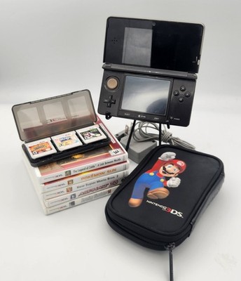 Nintendo 3DS Handheld System (Cosmo Black) BUNDLE WITH 11 GAMES | eBay