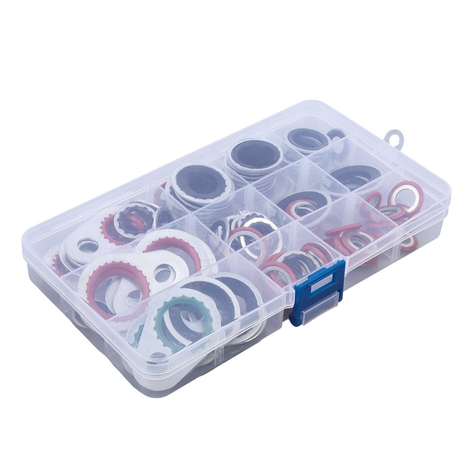 95-Piece 12-Size Premium A/C System Compressor Gasket Seal Assortment ...