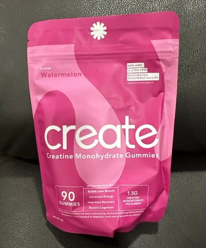 create creatine monohydrate gummies - watermelon | eBay