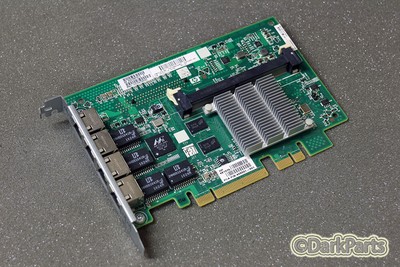 HP 491838-001 Quad Port PCI-E NC375i Ethernet Adapter Card | eBay