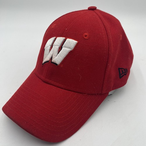 New Era 9FORTY Men's Wisconsin Badgers Red Hat Adjustable Strapback ...