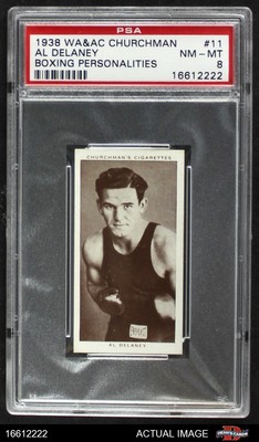 1938 W.A. & A.C. Churchman #11 Al Delaney PSA 8 - NM/MT | eBay