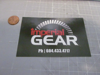 IMP-GEAR Sticker / Decal OLD STOCK ORIGINAL RACING | eBay