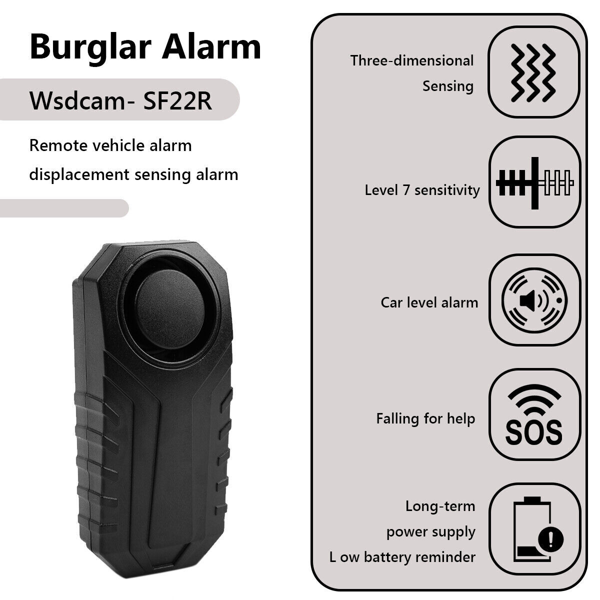 Wireless Anti-Theft Security Alarm Bike Motorcycle Mobility Scooter ...