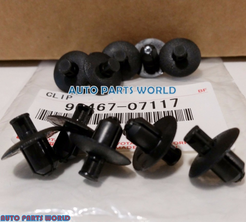 GENUINE TOYOTA CAMRY AVALON LEXUS CT200h GX470 ENGINE SIDE COVER CLIPS ...