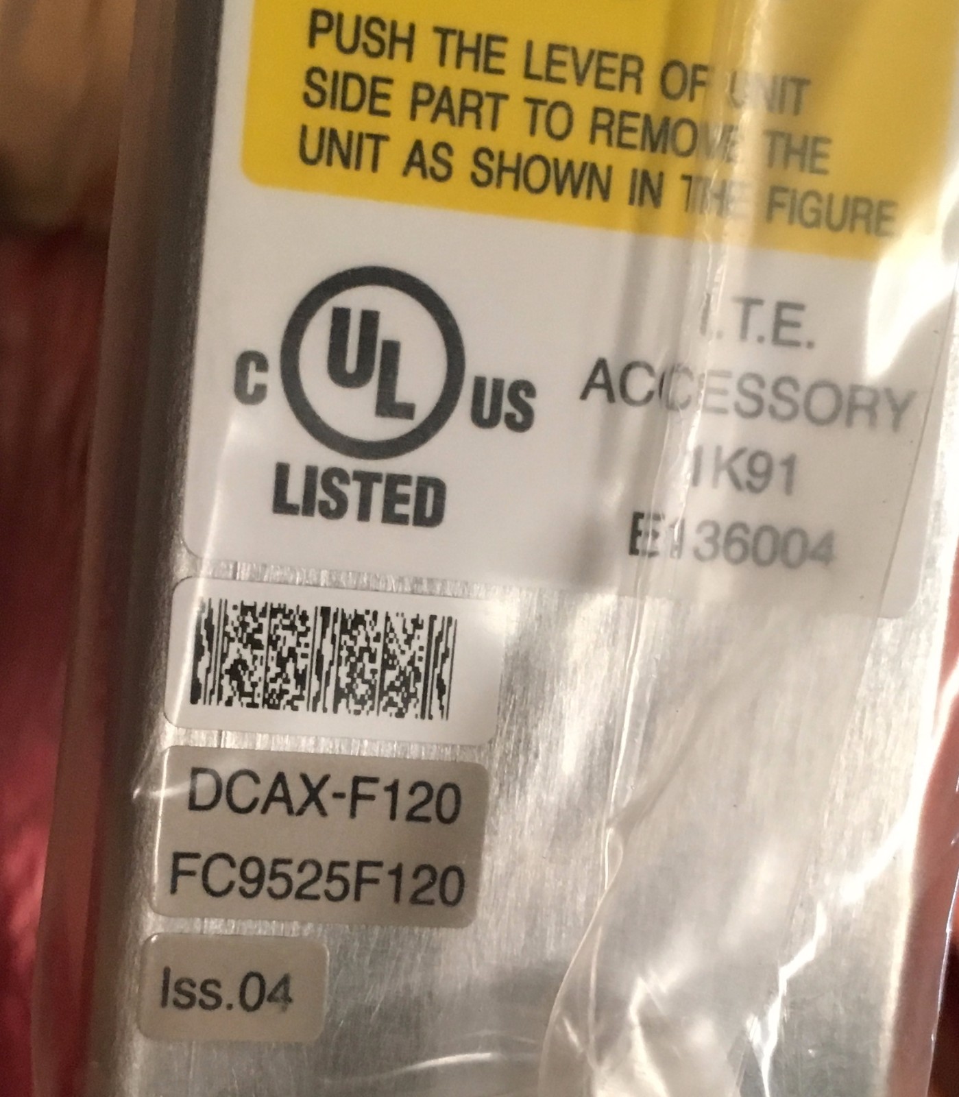 NEW Fujitsu FLASHWAVE 7500 Low Loss DCM -1200 ps/nm@C-Band Chromatic ...