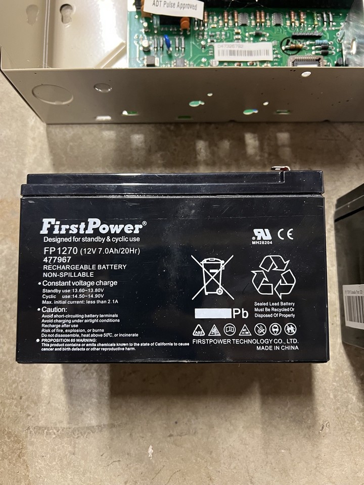 ADT SafeWatch Pro 3000 Alarm Security System 8 Zones Fire Alarm module ...