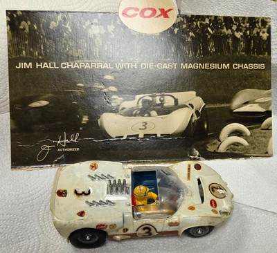 Vintage COX Chaparral 2D 1/24 Slot Car #3 – Die-Cast Magnesium Chassis ...