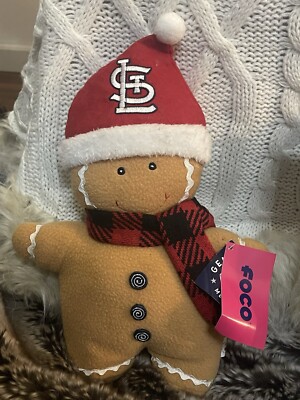 NWT FOCO MLB St. Louis Cardinals Gingerbread Man w / weighted Feet | eBay