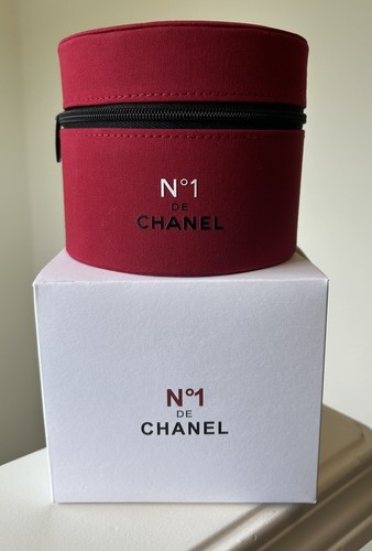 CHANEL N°1 Red Novelty Pouch Vanity Makeup Cosmetic Box Case 2024 ...
