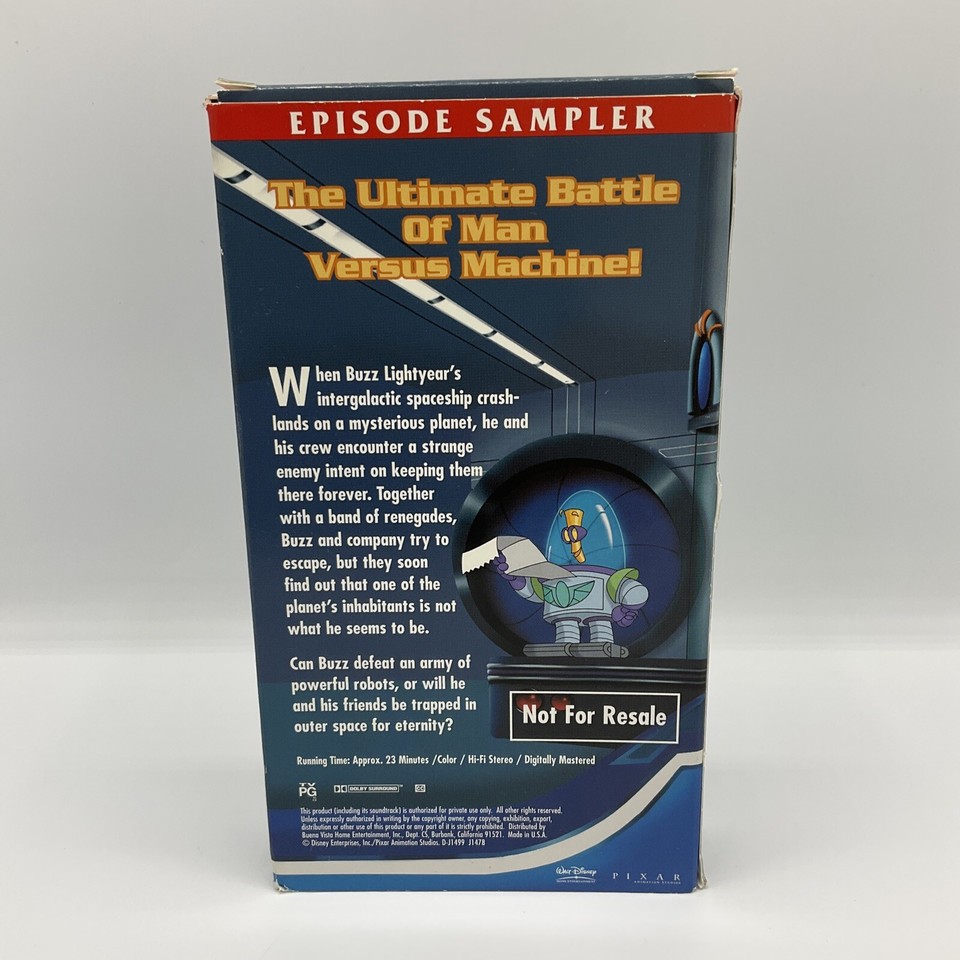 Buzz Lightyear of Star Command- RARE Promo Sampler "Planet of the Lost ...