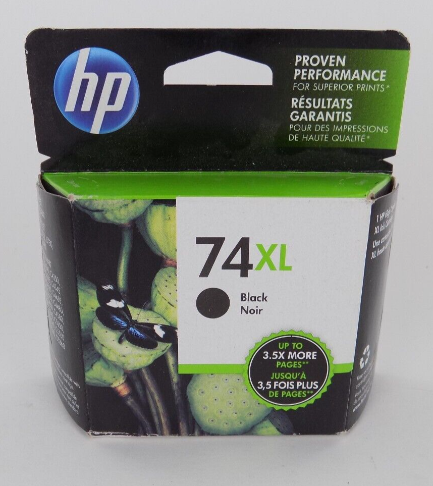SEALED HP 74XL Black High Yield Ink Cartridge! 882780957305 | eBay