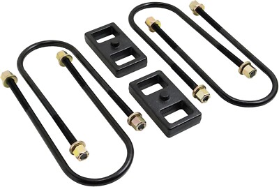 Fits 09-24 Ram 2500 3500 ReadyLIFT 1" Rear Leaf Spring Spacer Block Kit ...