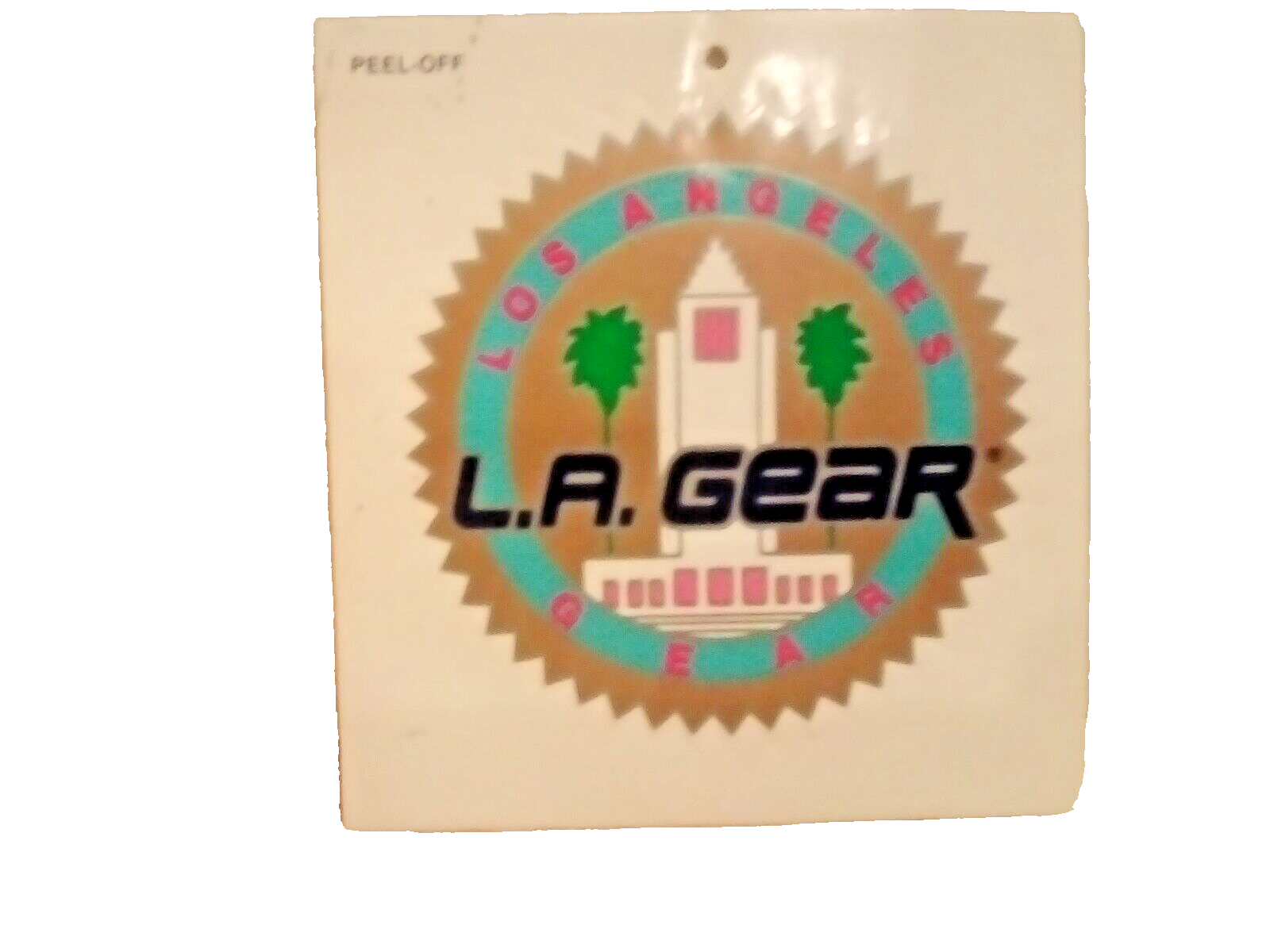 Rare 1990s Vintage L.A. Gear Los Angeles Gear USA Sticker Decal ...