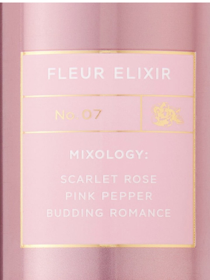 VICTORIA’S SECRET FLEUR ELIXIR FRAGRANCE BODY MIST SPRAY SPLASH 8.4 oz ...