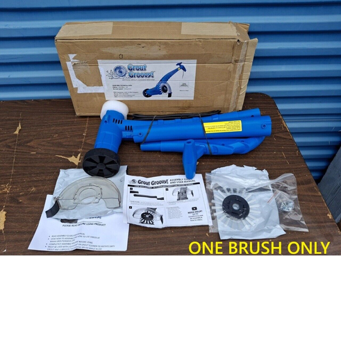 NEW Grout Groovy! Electric Stand-up Lightweight Grout Cleaning Machine ...