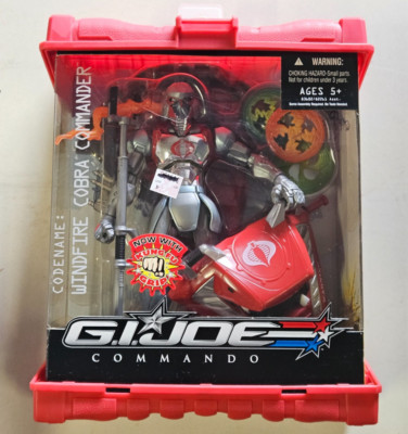 Hasbro GI Joe Sigma 6 Commando Windfire Cobra Commander 8" Figure New ...