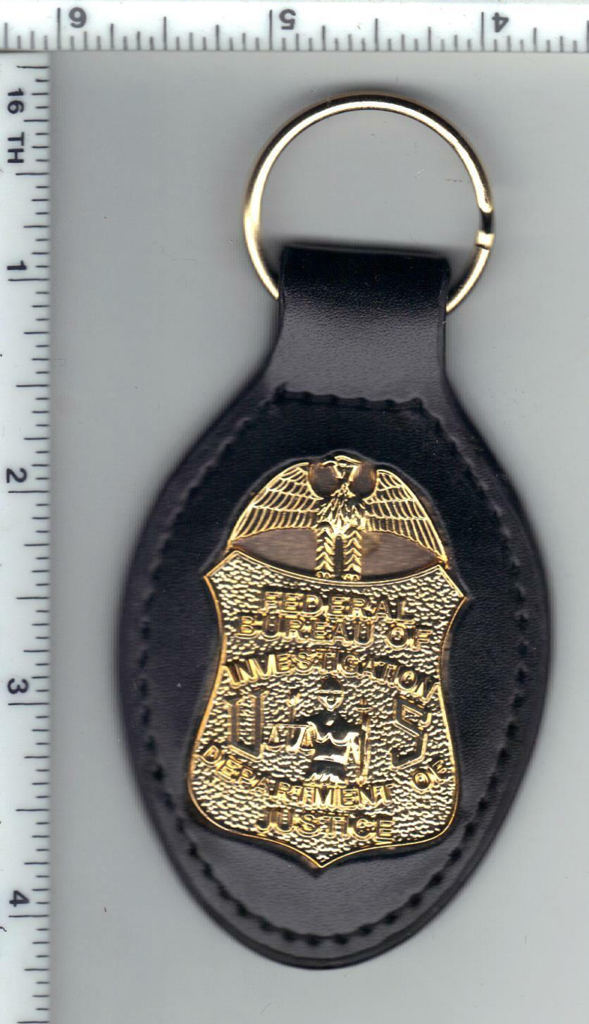 FBI Novelty Leather Key Fob with 1-inch Mini Pin (sold at the Academy ...