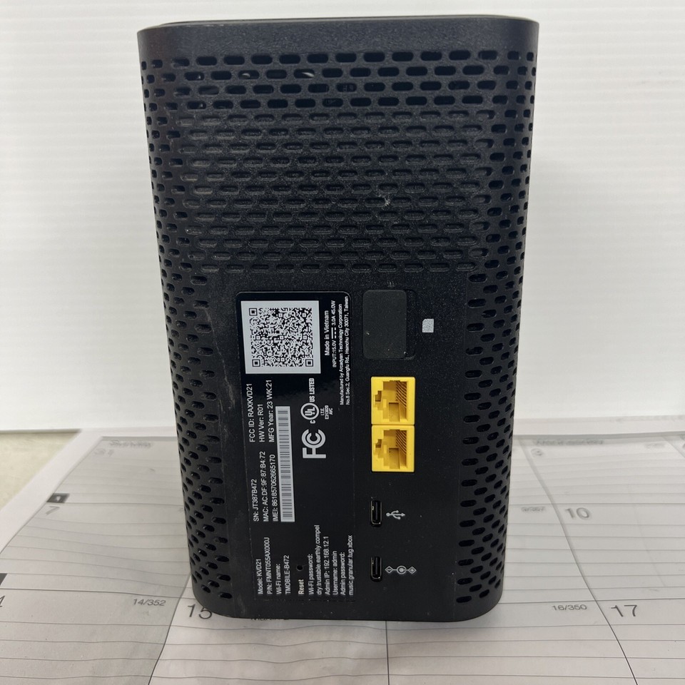 T-Mobile ARC KVD21 5G Home Internet WI-FI Gateway - Black (NO POWER ...