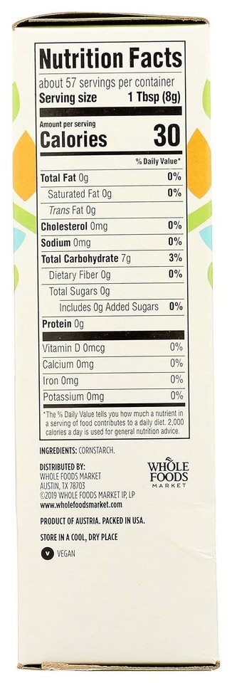 365 By Whole Foods Market, Corn Starch, 16 Ounce | eBay