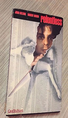 RELENTLESS, JUDD NELSON, ROBERT LUCCIA, VHS, 1989 ORIGINAL RELEASE | eBay