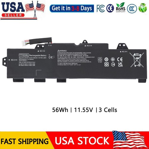 TT03XL Battery for HP EliteBook 755 G5 850 G5 G6 ZBook 15U G5 G6 56Wh ...