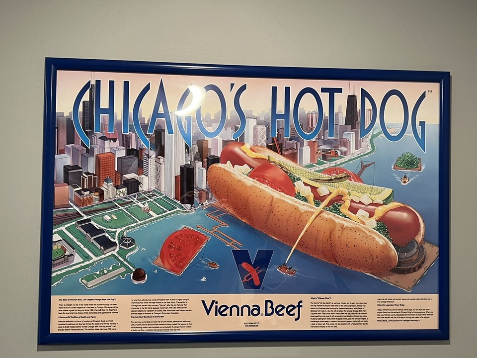 NEW Classic Vienna Beef Chicago Style Hot Dog Vienna Beef Navy Pier ...