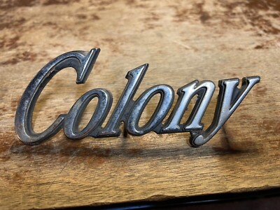 1973-78 OEM Vintage Ford Mercury Colony Script Emblem Part ...