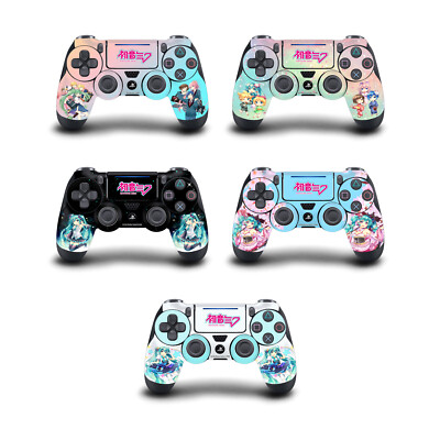 OFFICIAL HATSUNE MIKU GRAPHICS VINYL SKIN DECAL FOR DUALSHOCK 4 ...